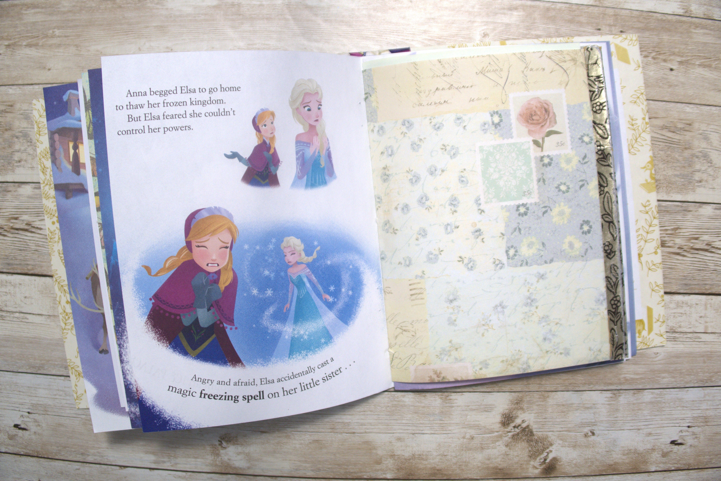 Frozen Little Golden Book Junk Journal - Etsy