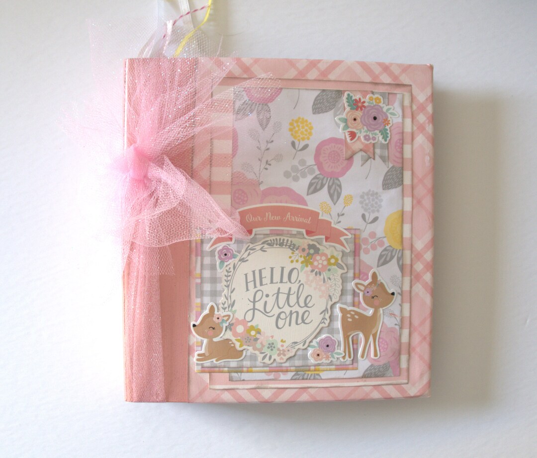 Baby Girl 6x8 Premade Scrapbook - Etsy