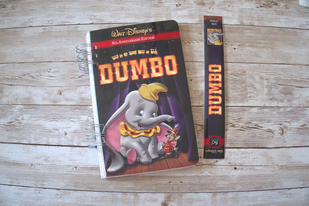 Upcycled VHS Cover Journal-dumbo - Etsy
