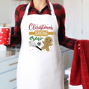 Baking Crew Apron,baking Apron for Christmas,cookie Crew Apron ...