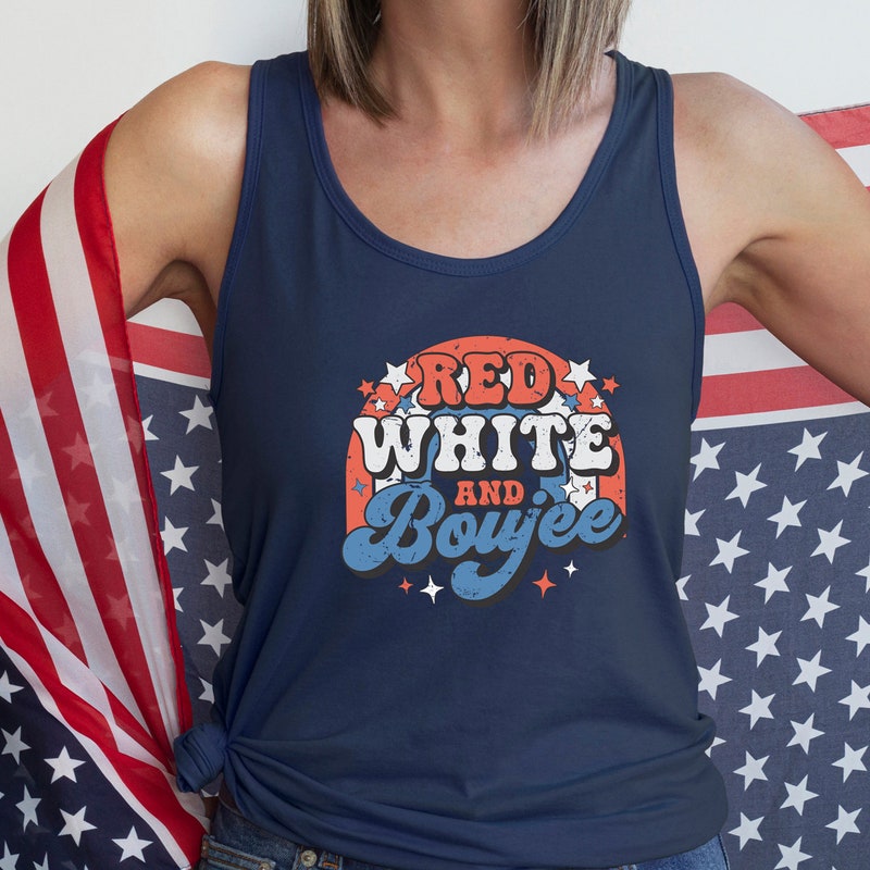 Red White Blue Tank - Etsy