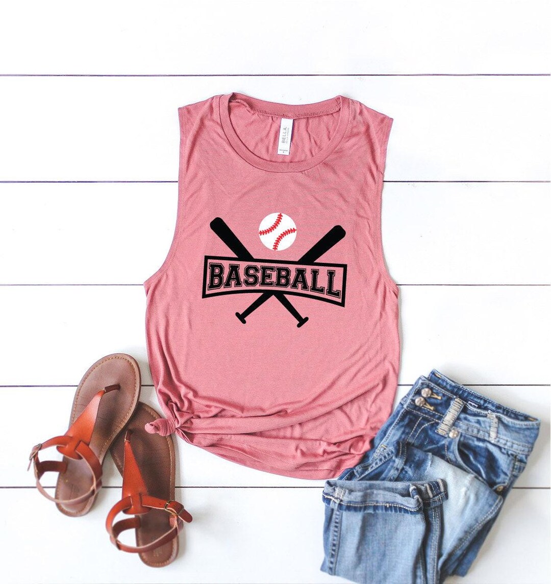Baseball Tank Top: Women's Game Day Muscle Tank - Etsy