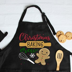 Baking Crew Apron,baking Apron for Christmas,cookie Crew Apron ...