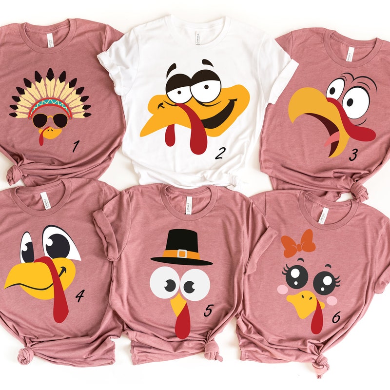 Turkey Face Shirt - Etsy