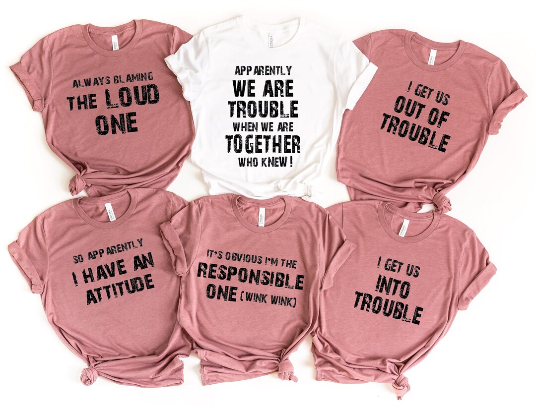 Funny Friend Group Shirt, Funny Friend Personalized Shirts , Best ...