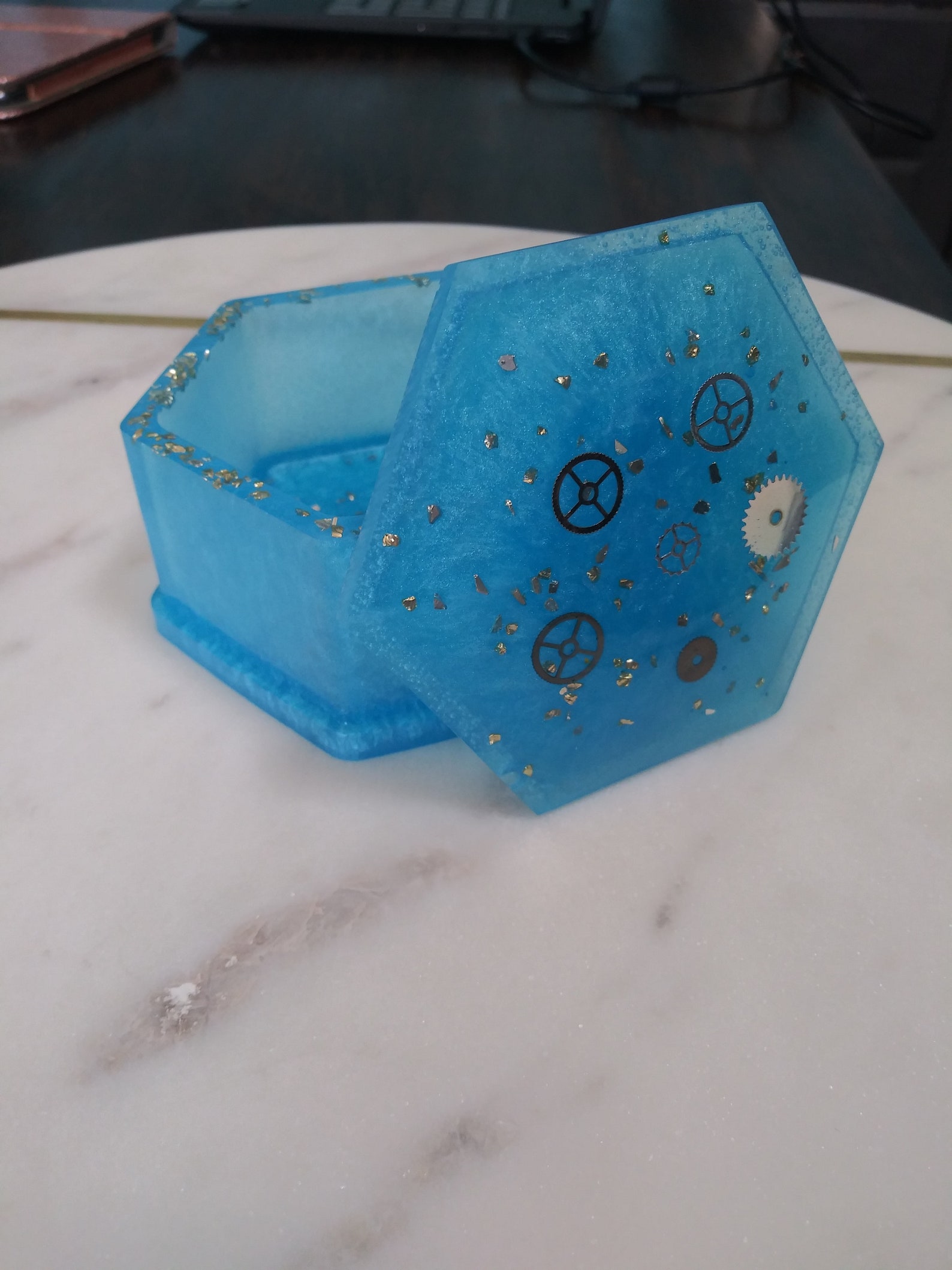 Personalized Jewelry Box, Epoxy Jewelry Box - Etsy