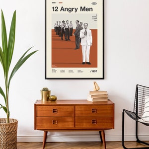 VINTAGE INSPIRED Movie Print, Retro Movie Poster, Midcentury Modern ...