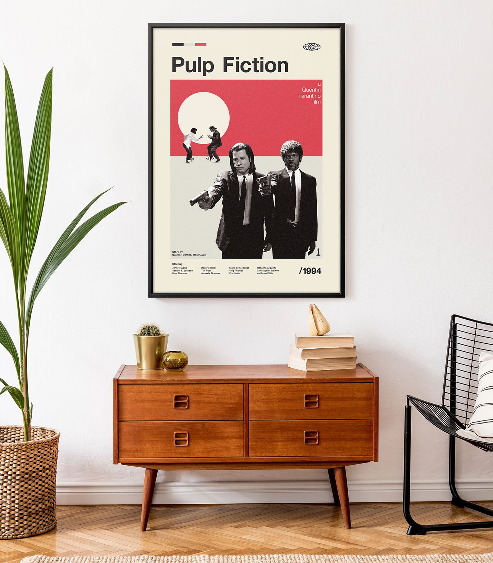 VINTAGE INSPIRED Movie Print Retro Movie Poster Midcentury | Etsy