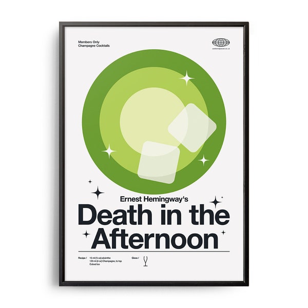 Death in the Afternoon Poster - Etsy