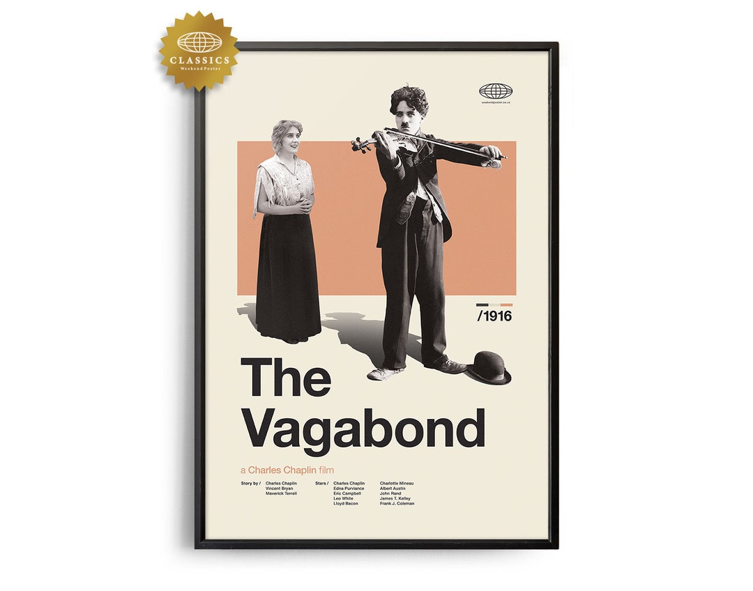 THE VAGABOND Midcentury Movie Print, Retro Movie Poster, Midcentury ...