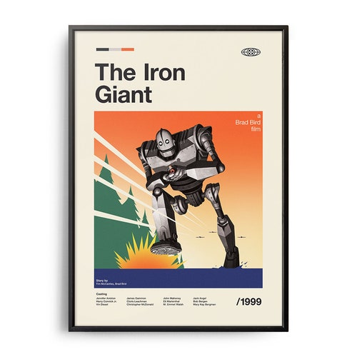 VINTAGE INSPIRED Movie Print Retro Movie Poster Midcentury - Etsy