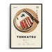 TONKATSU Poster, Midcentury Tonkatsu Print, Food Wall Art, Food Recipe ...