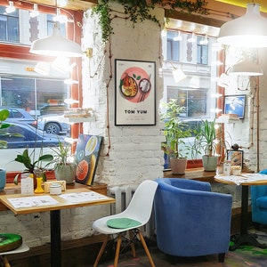 TOM YUM Poster, Midcentury Tom Yum Print, Food Wall Art, Food Recipe ...