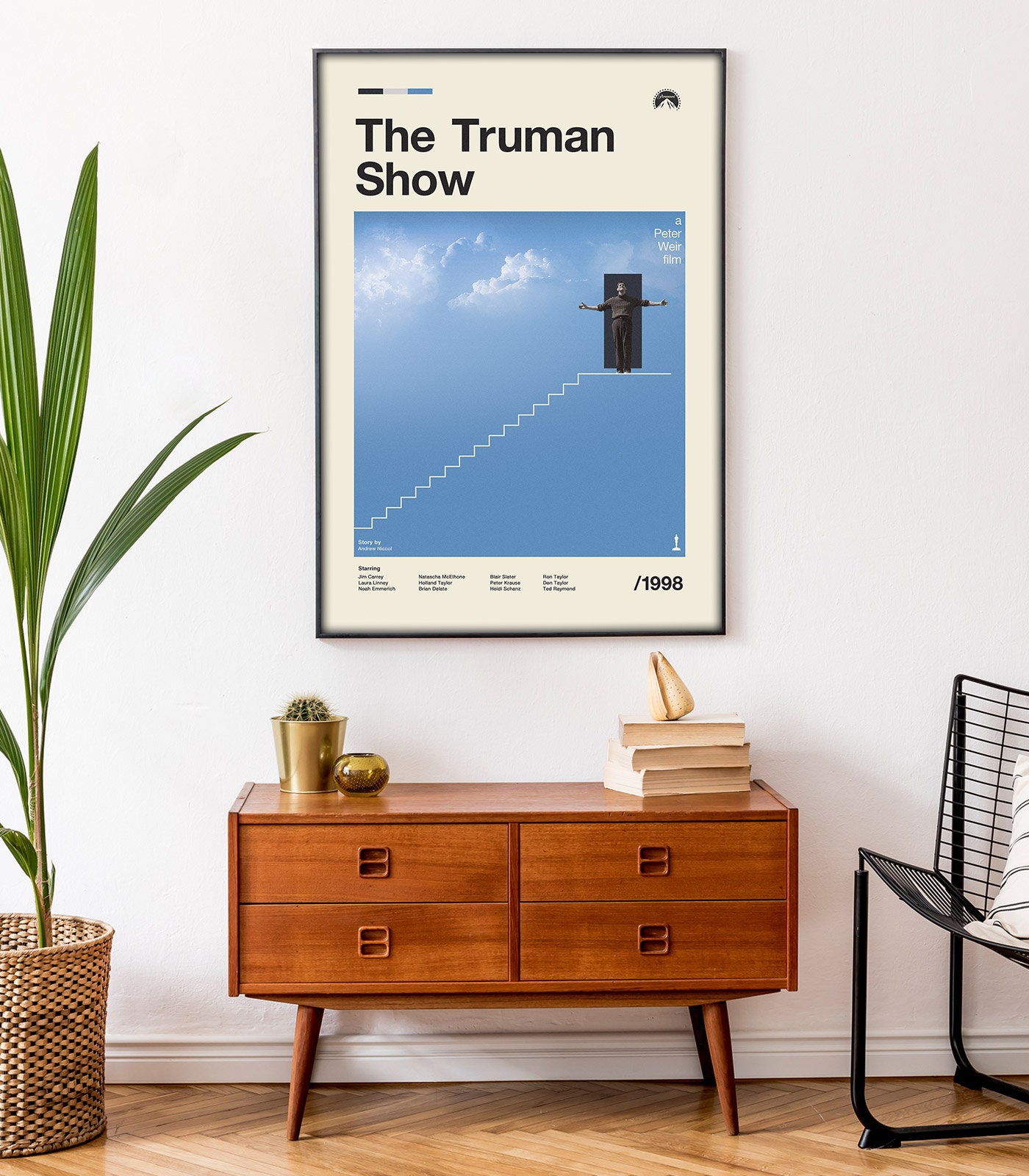 VINTAGE INSPIRED Movie Print Retro Movie Poster Midcentury - Etsy