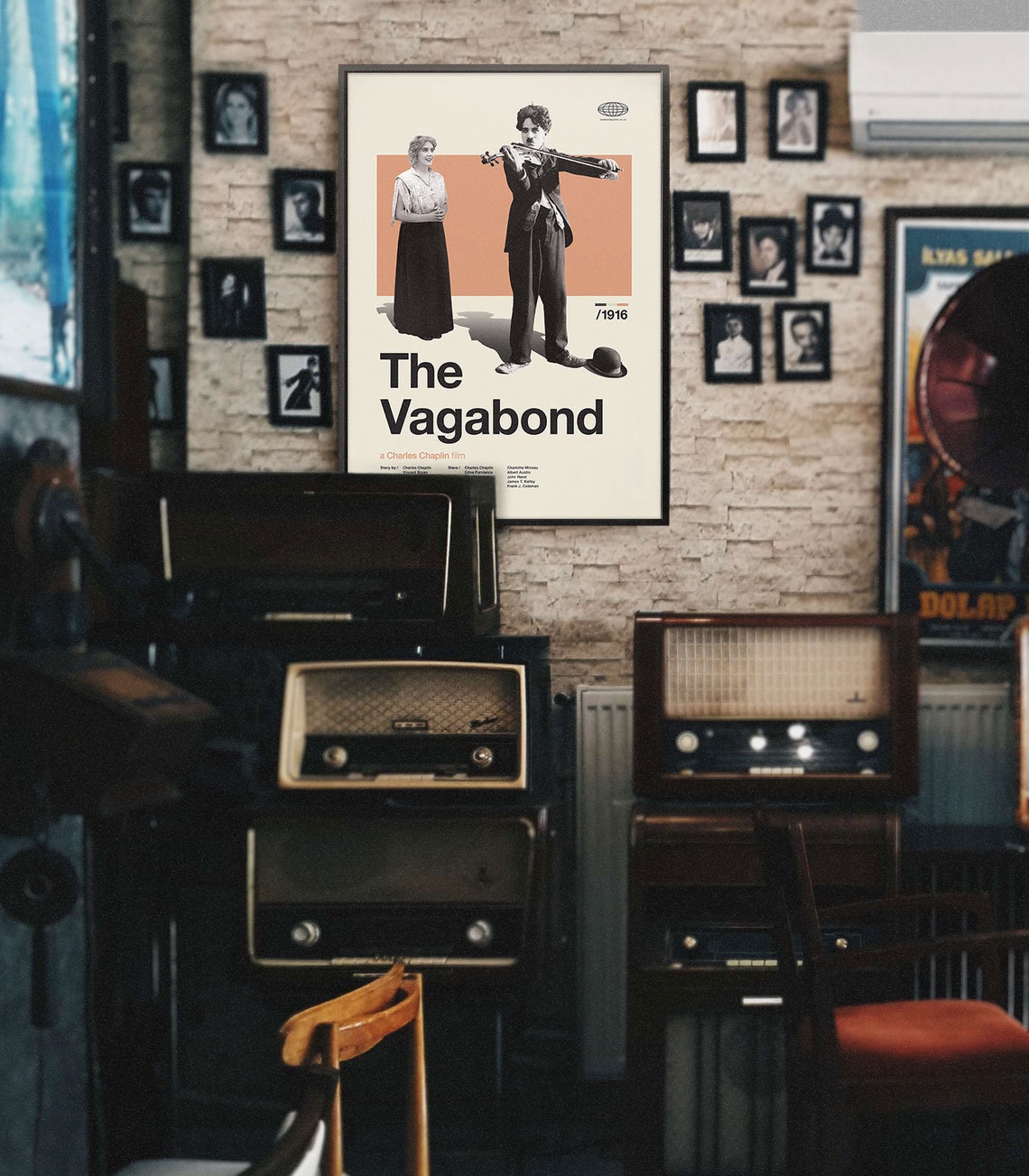 THE VAGABOND Midcentury Movie Print, Retro Movie Poster, Midcentury ...