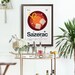 Midcentury Sazerac Cocktail Poster, Sazerac Cocktail Print, Cocktail ...