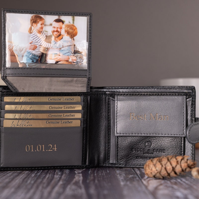 Personalized Engraved Mens Wallet - Etsy