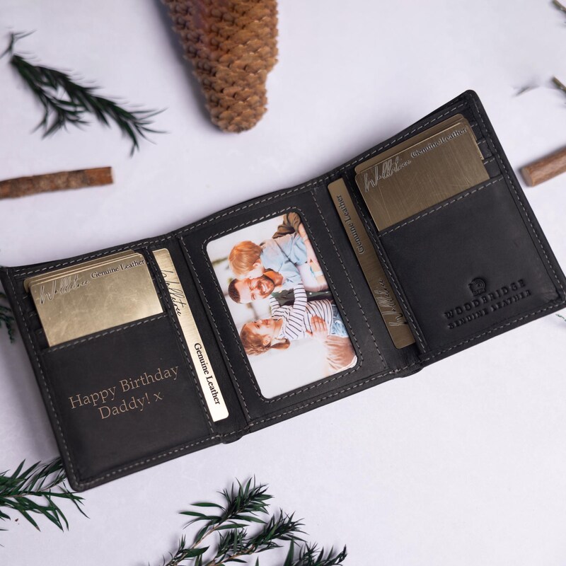 Mens Wallet Three Fold - Etsy UK