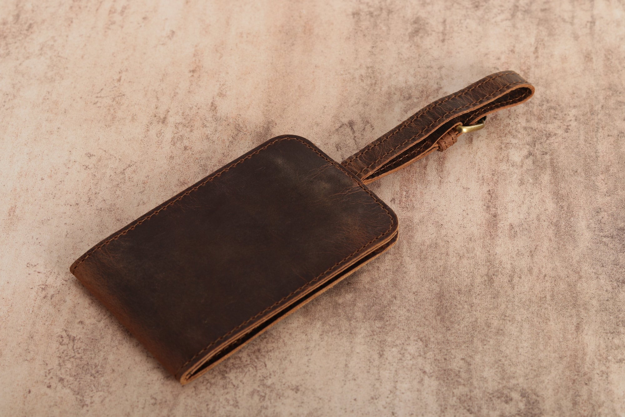 Personalised Engraved Genuine Leather Bag Tag Personalized - Etsy