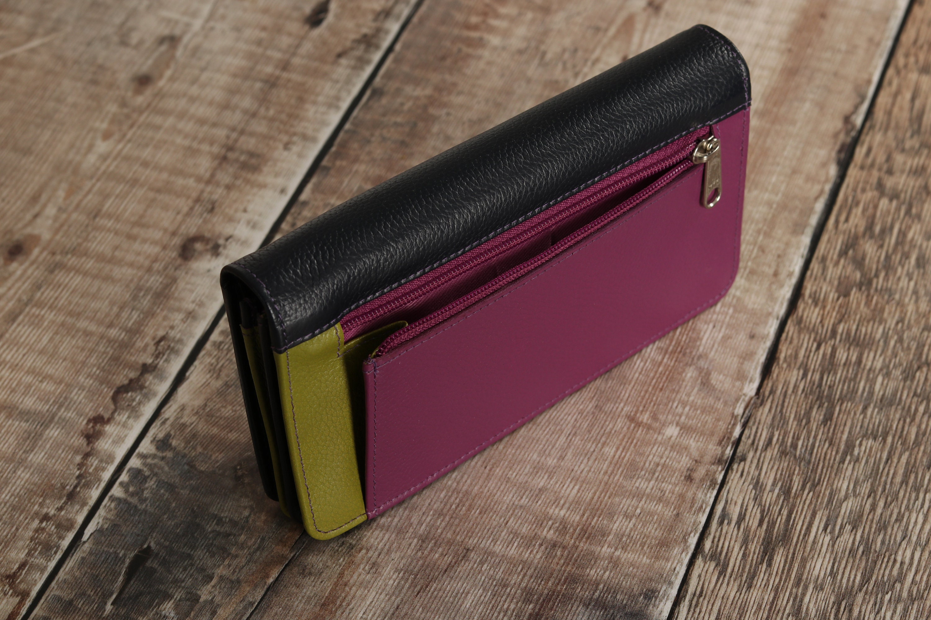 Women's Purse Personalised Ladies Leather Purse With Card - Etsy UK