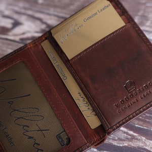 Trifold Personalised Wallet, Father's Day Gift for Dad, Him, Husband ...