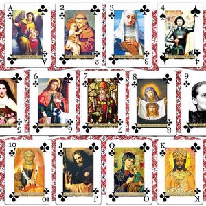 Holy Playing Cards® Catholic Saints Deck - Unique Religious Gift for ...
