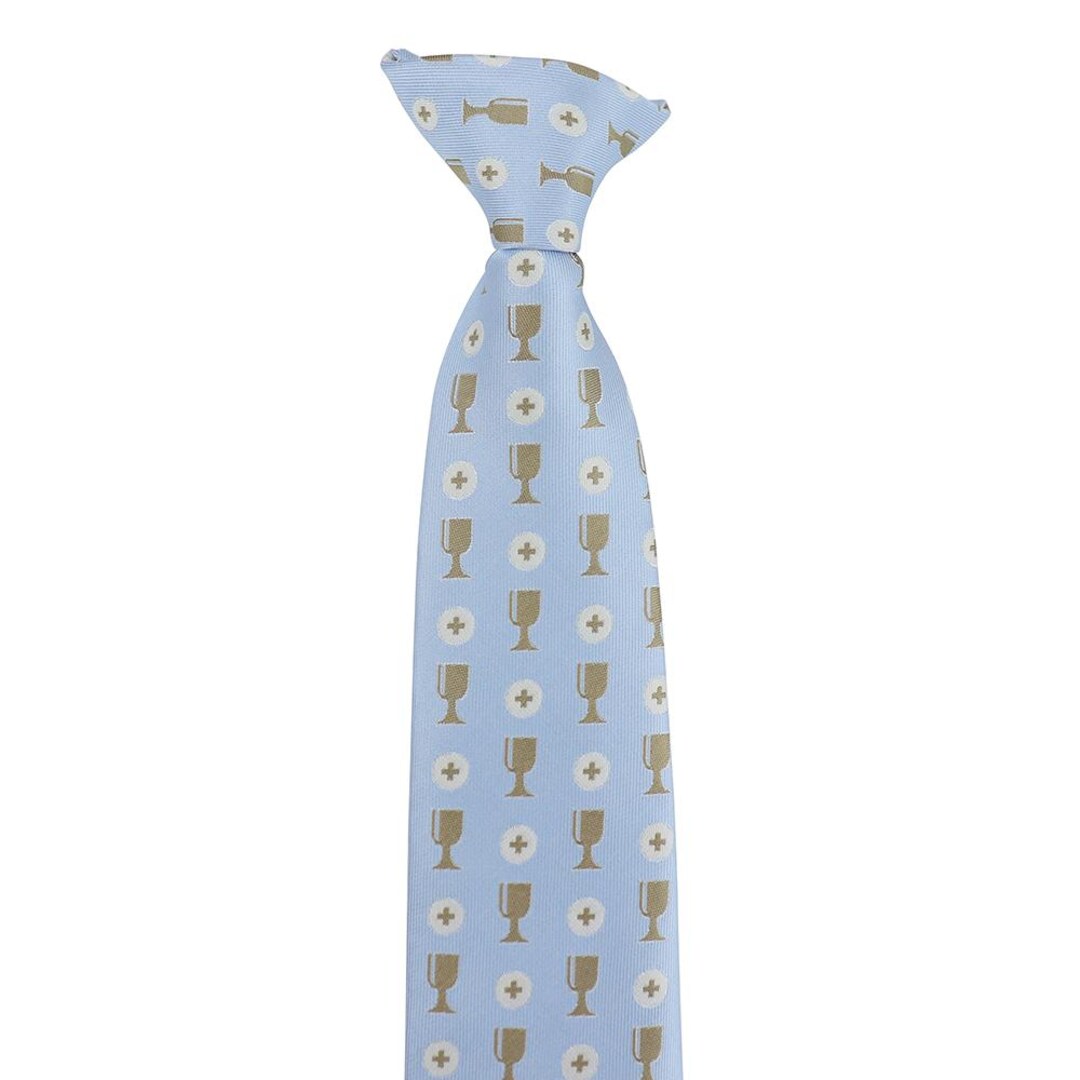 First Communion Boy's Necktie, Blue - Etsy