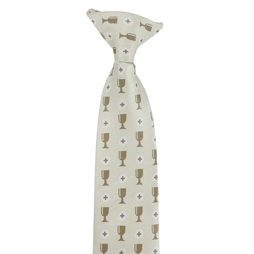 First Communion Boy's Necktie, Cream - Etsy
