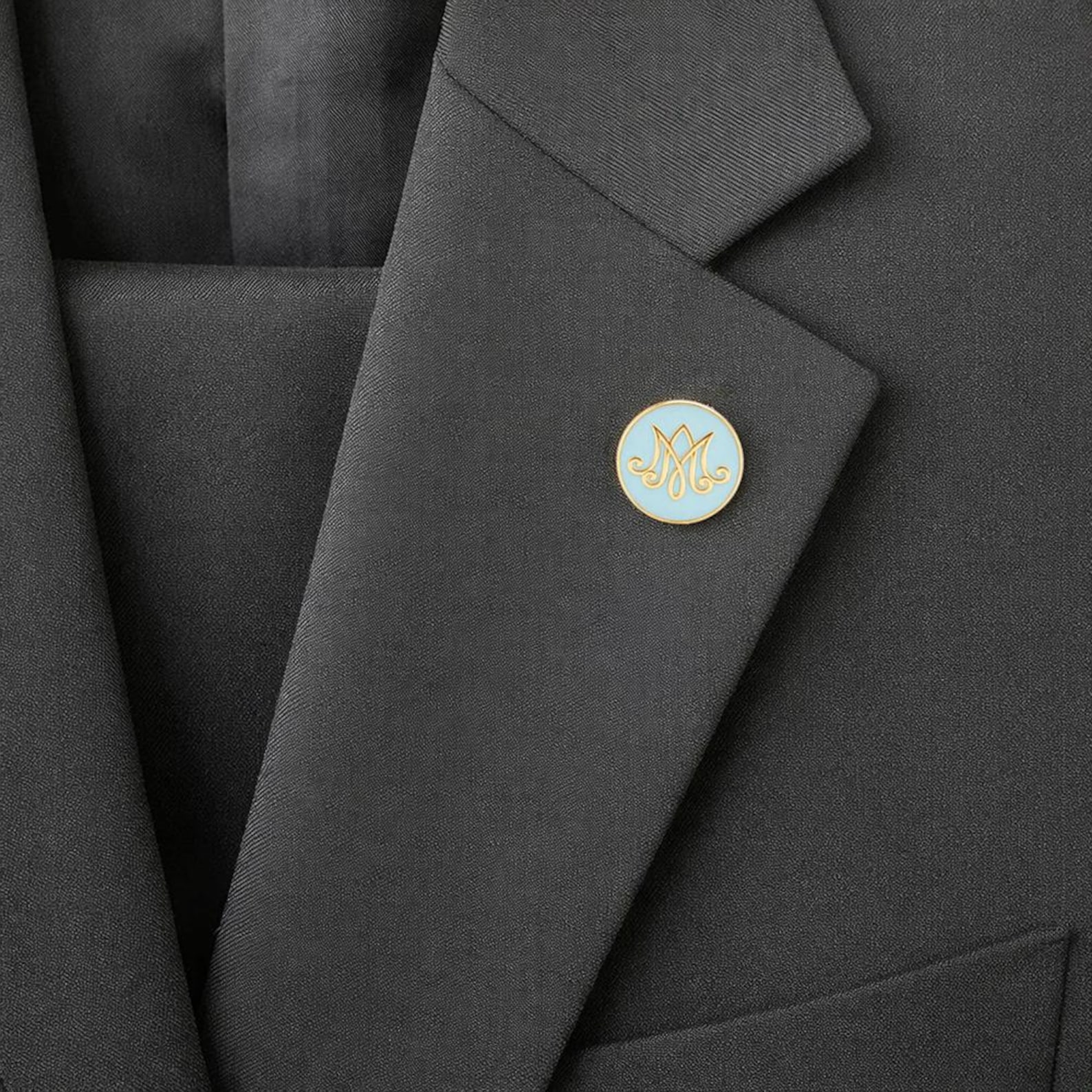 Keys of St Peter & Auspice Maria 14K Gold Plated Catholic Lapel Pins - Etsy