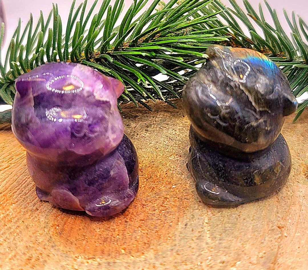 Adorable Stone Flashy Hand Carved Enjoyable Cat Decor Figure - Etsy