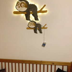 Sloth Lamp, Indirect Light, Night Light and Wall Lamp - Etsy