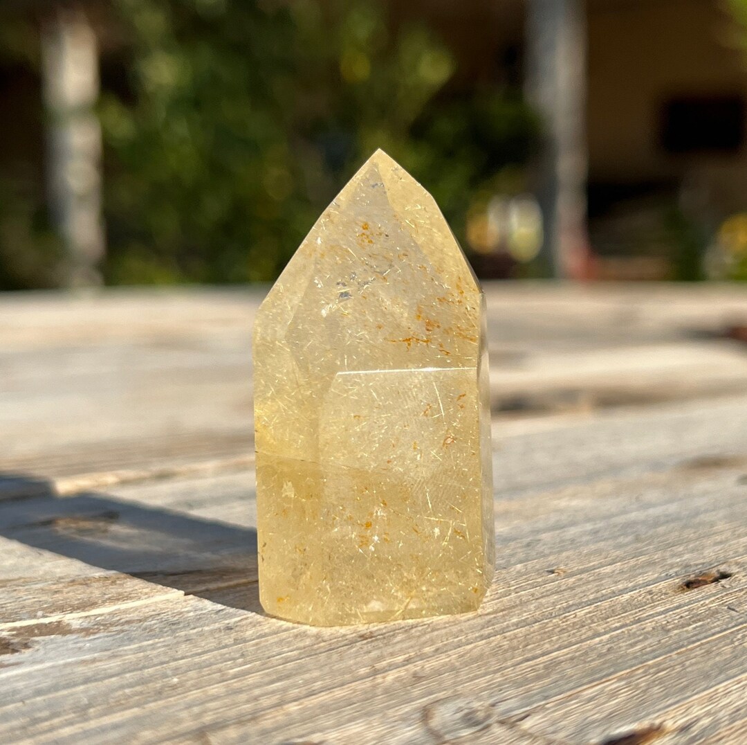 Golden Rutile Quartz Rutilated Quartz Tower High Quality Rutilated ...