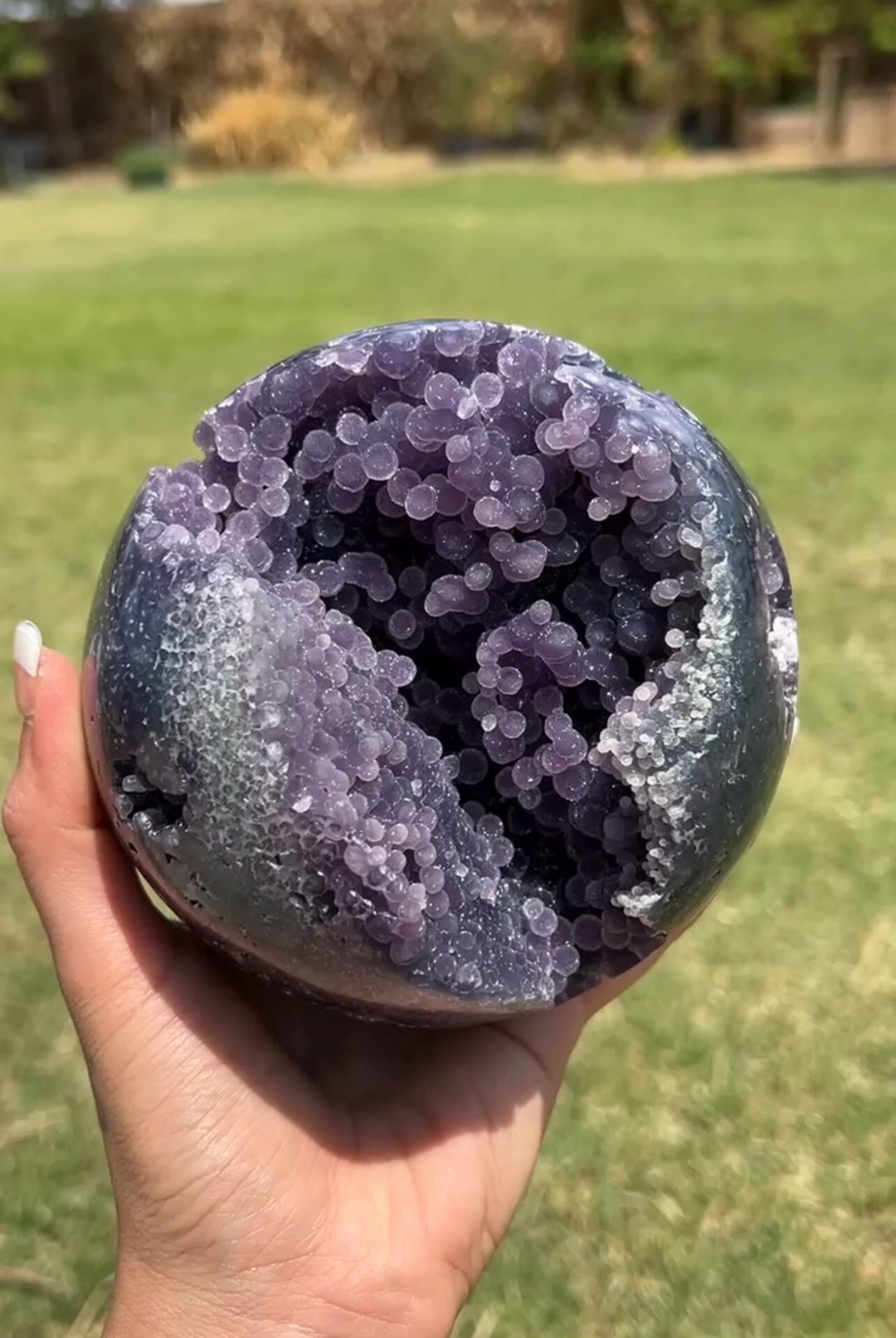 Collectors HQ XL Grape Agate Sphere - Etsy