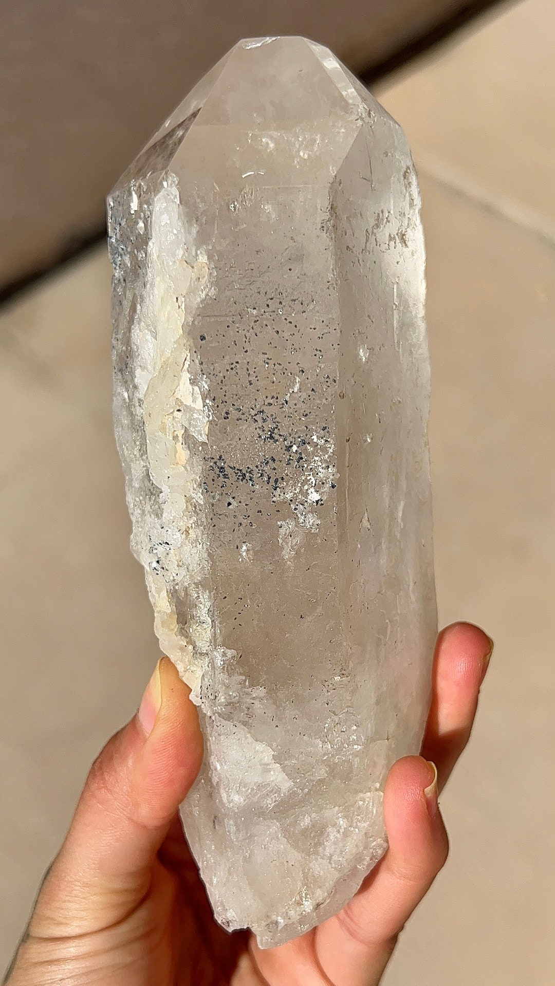 Blue Anatase in Quartz Crystal - Etsy