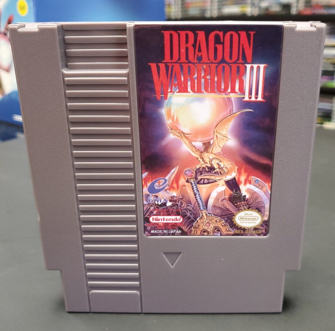 8 Bit Nintendo Dragon Warrior III 3 New NES Cartridge Free Shipping - Etsy