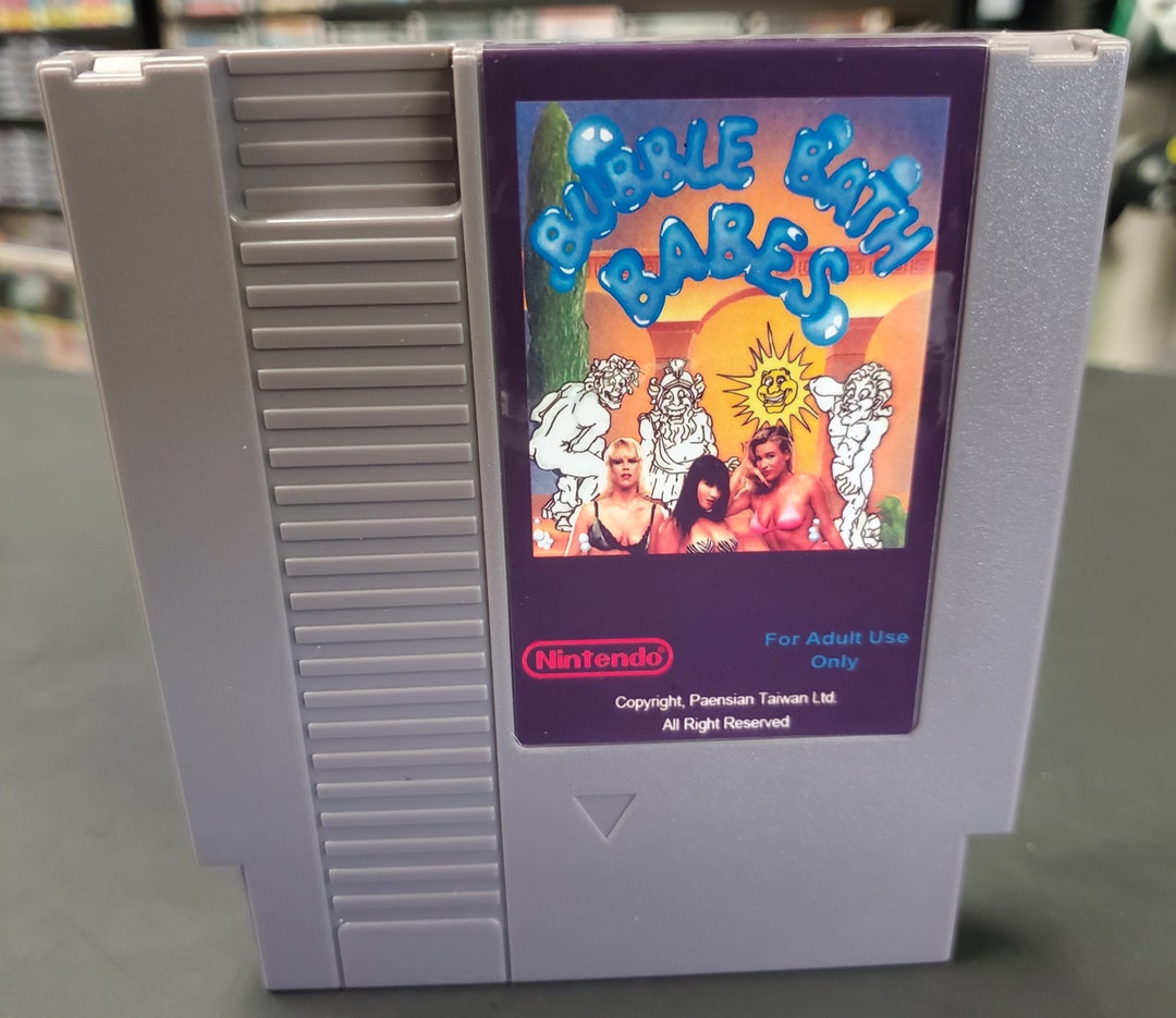 8 Bit Nintendo Bubble Bath Babes New NES Cartridge Free - Etsy