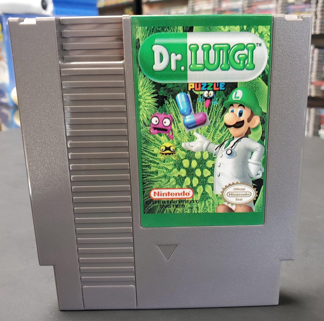 8 Bit Nintendo Dr. Luigi New NES Cartridge Free Shipping - Etsy