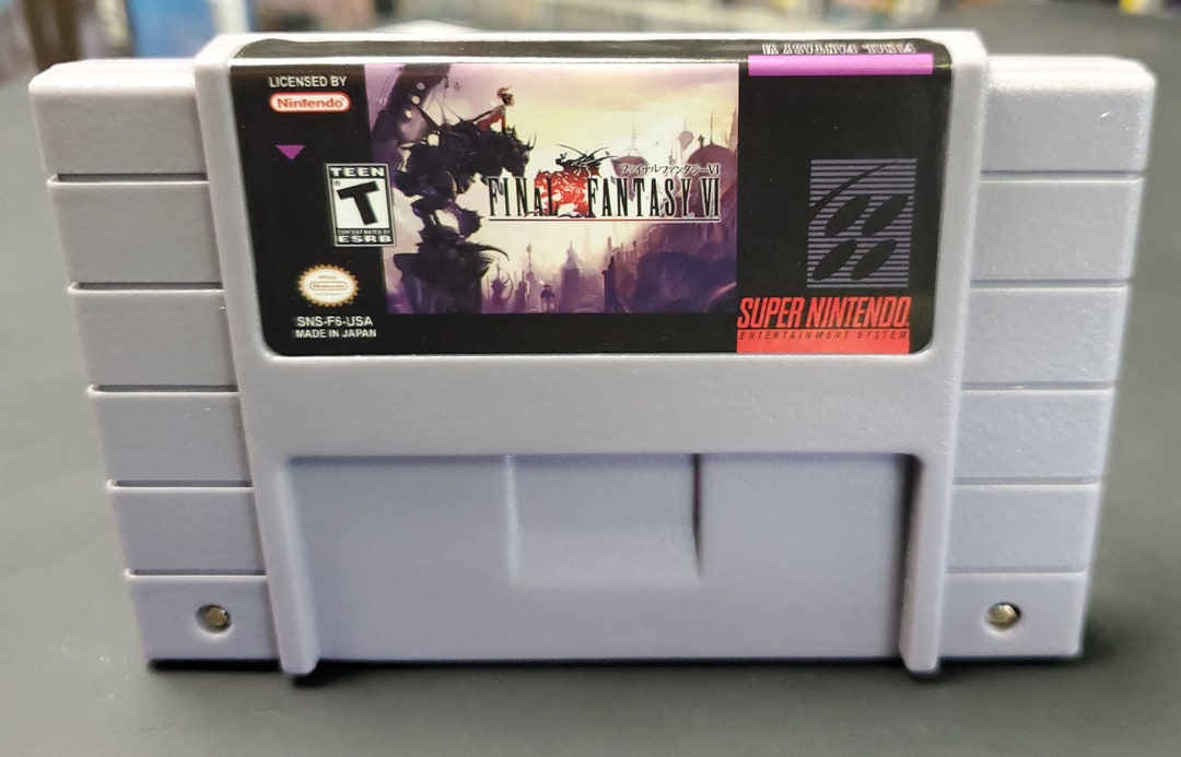 Super Nintendo Final Fantasy VI 6 New SNES Cartridge English ...