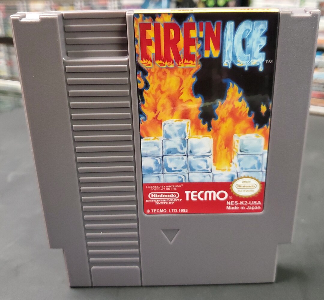 8 Bit Nintendo Fire 'N Ice New NES Cartridge Free Shipping - Etsy