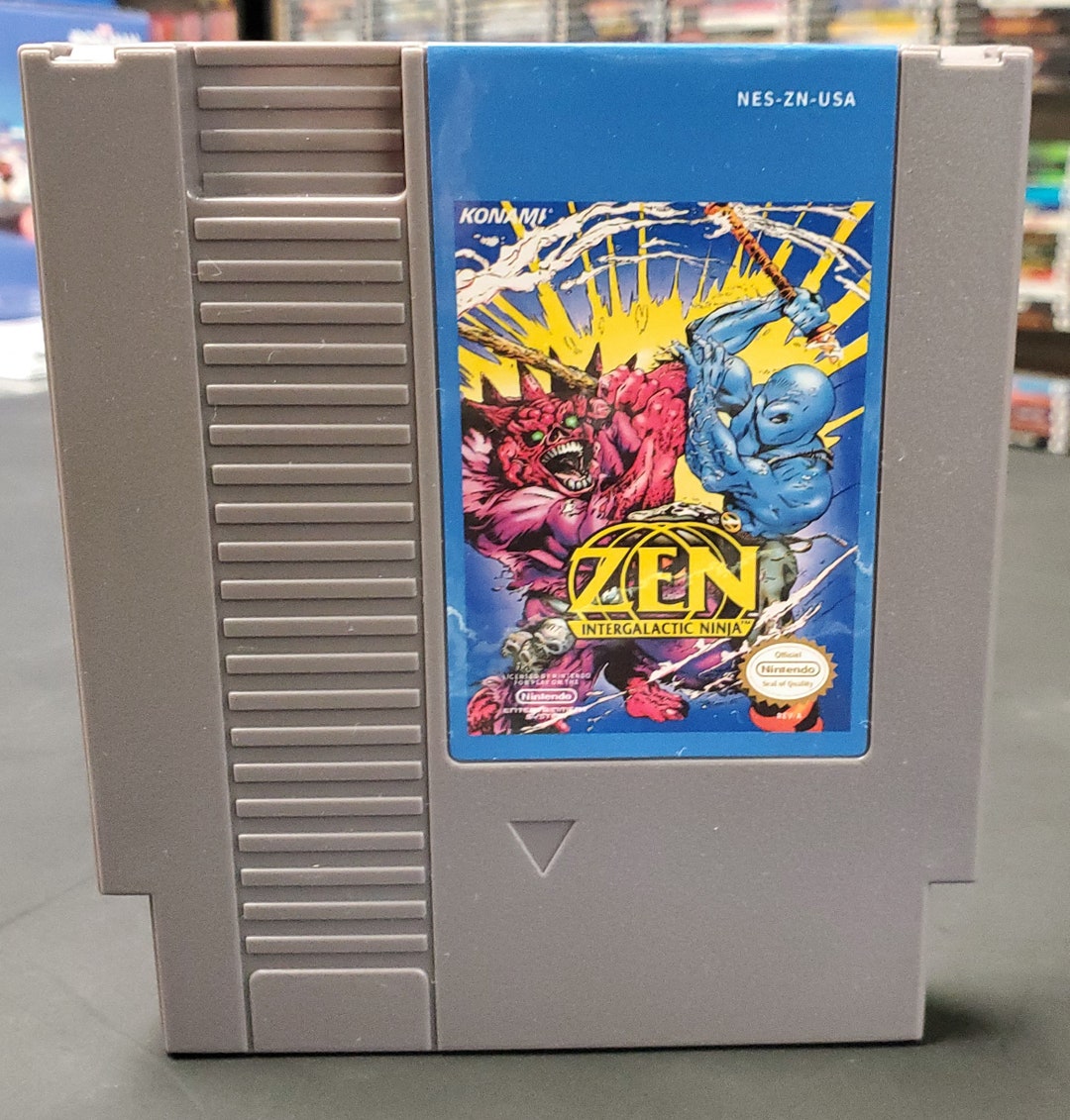 8 Bit Nintendo Zen: Intergalactic Ninja New NES Cartridge Free Shipping ...