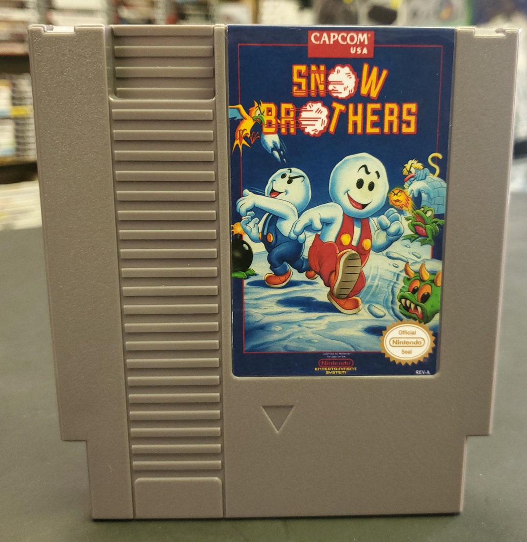 8 Bit Nintendo Snow Brothers. New NES Cartridge Free Shipping - Etsy