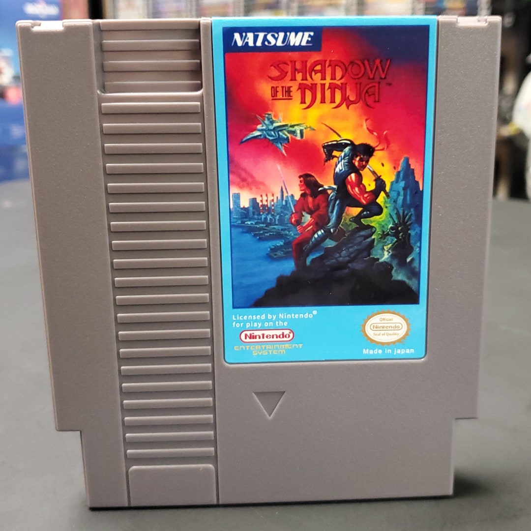 8 Bit Nintendo Shadow of the Ninja New NES Cartridge - Etsy