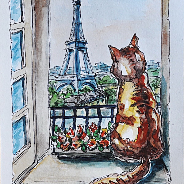 Paris Cats - Etsy