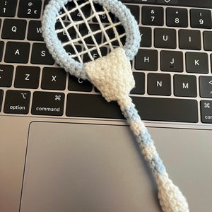 Handmade Crochet Badminton Racket: Custom Color Ornament - Etsy