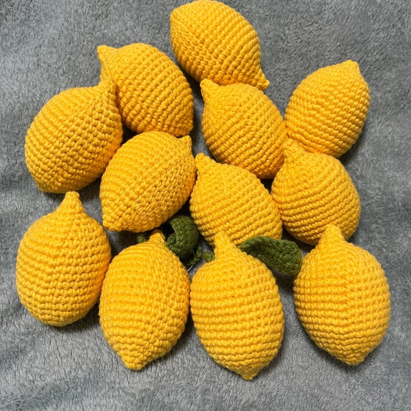 Crochet Lemon - Etsy