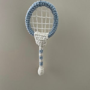 Handmade Crochet Badminton Racket, Customised Your Badminton - Perfect ...