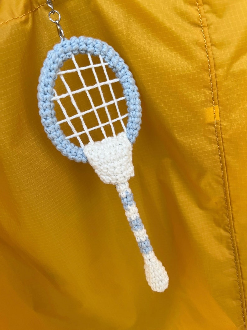Handmade Crochet Badminton Racket, Customised Your Badminton - Perfect ...