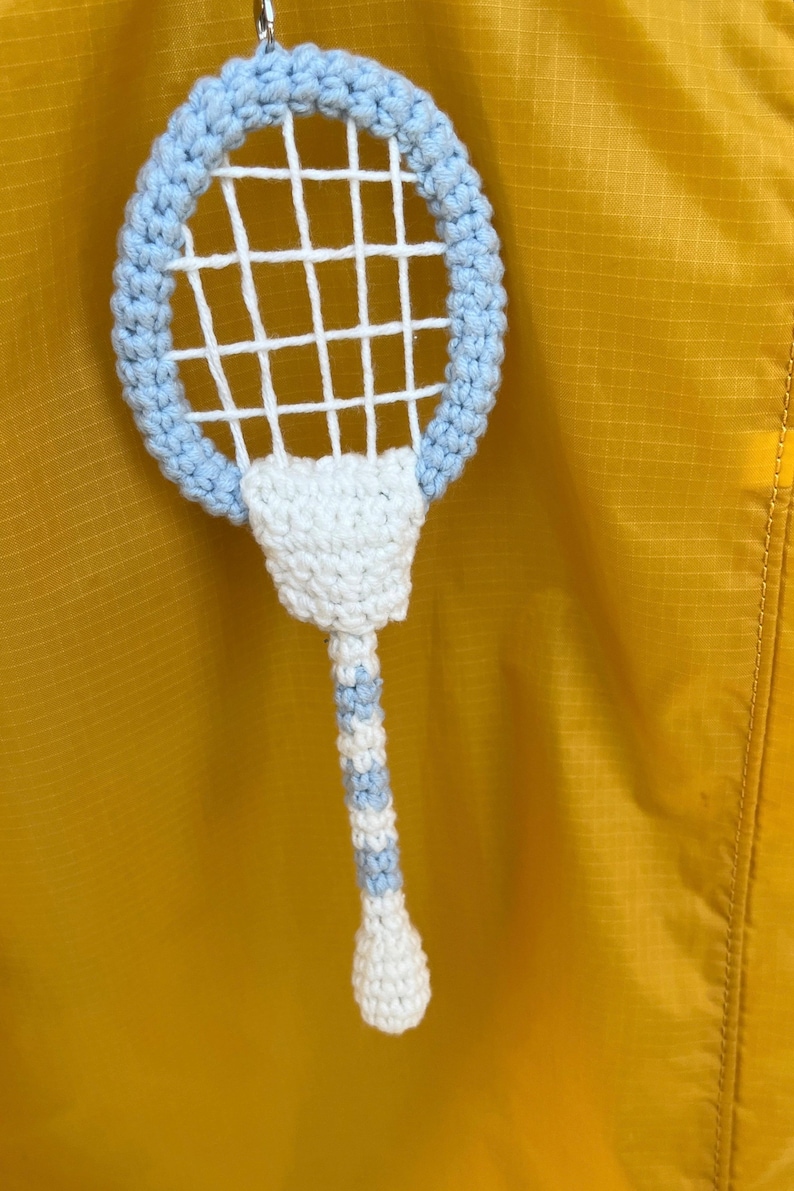 Handmade Crochet Badminton Racket, Customised Your Badminton - Perfect ...