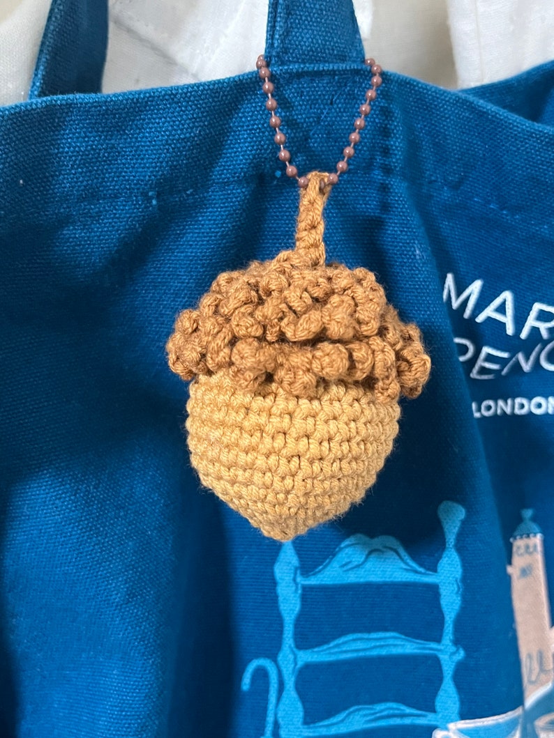Crochet Cute Hazelnuts Keychain for Gift Crochet Chestnuts Keychain - Etsy