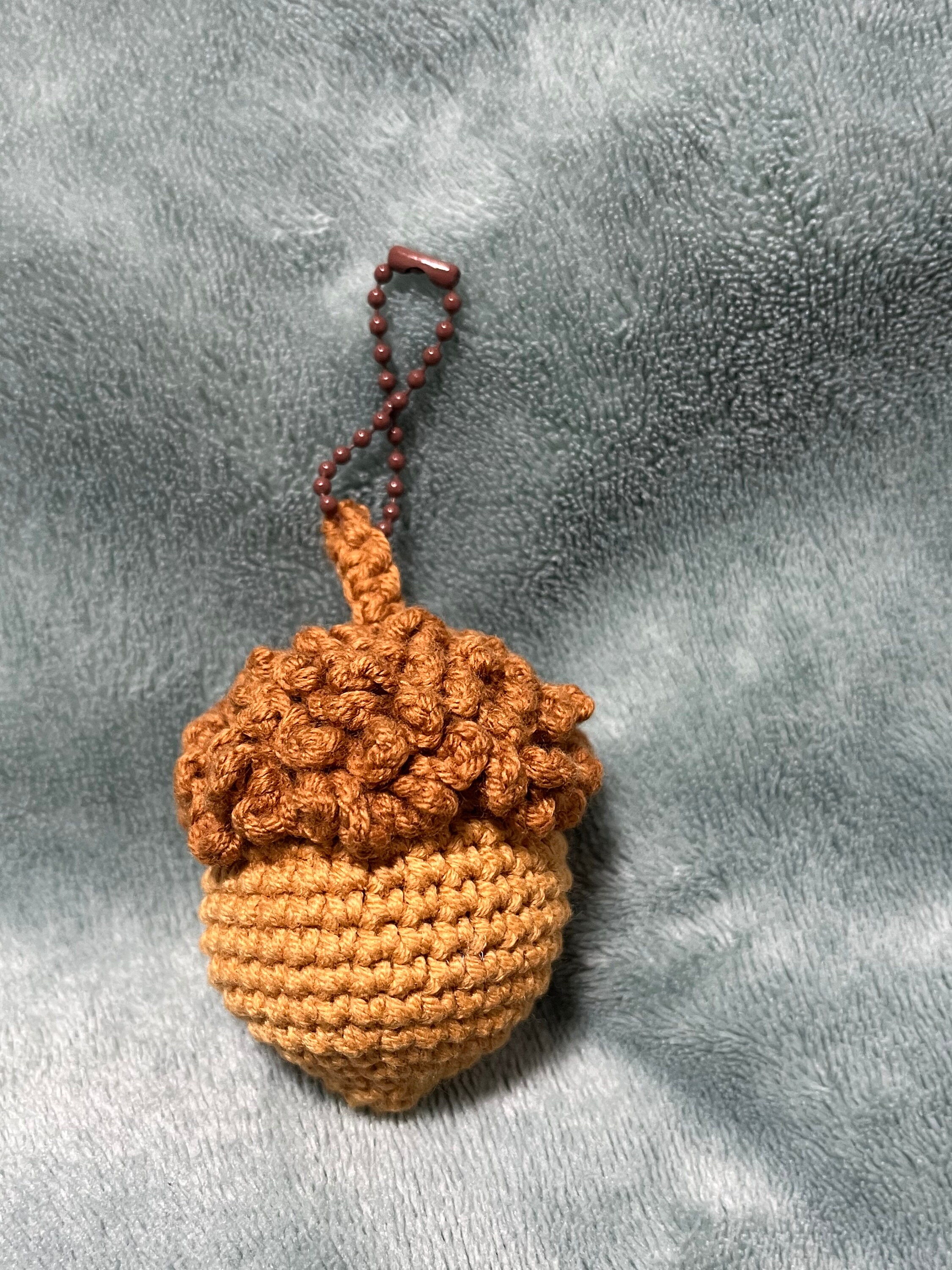 Crochet Cute Hazelnuts Keychain for Gift Crochet Chestnuts Keychain - Etsy